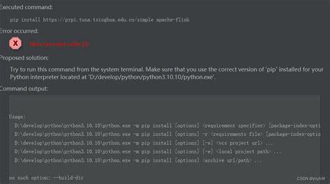 python 安装外部包过程出错 could not build wheels for numpy which use pep 517 csdn博客