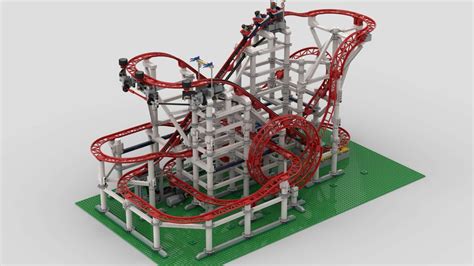 Lego Moc 180808 Basic Roller Coaster By Bku Rebrickable Build With Lego
