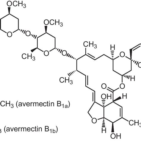 Chemical Structure Of Abamectin Download Scientific Diagram