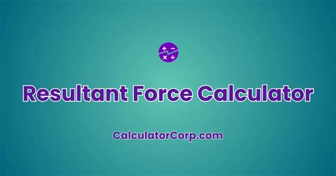 Resultant Force Calculator Find The Magnitude And Direction Of Combined Forces