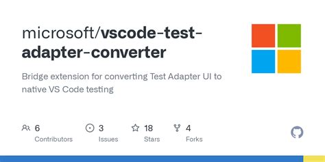 Github Microsoftvscode Test Adapter Converter Bridge Extension For