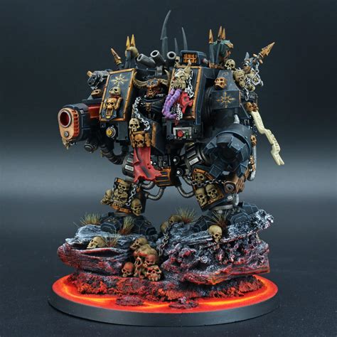 Completed My Kitbashed Chaos Dreadnought Today Rwarhammer40k