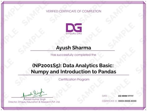 Np2001s5 Data Analytics Basic Numpy And Introduction To Pandas E