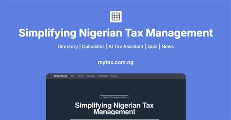 Nigerias New Tax Net From Sex Work To Paye Exemptions Mytax Blog