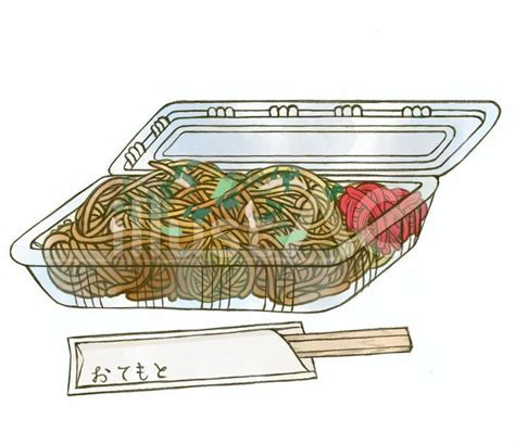 焼きそばイラスト No 22836303／無料イラストフリー素材なら「イラストac」