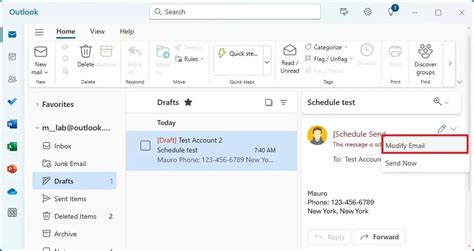 How To Schedule Send Email On New Outlook For Windows 11 Pureinfotech