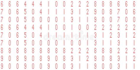 Red Electronic Numbers Background Cyberspace Texture Numeric Binary Creative Surface Numeral