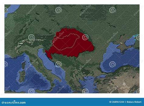 Hungary On Map Of Europe