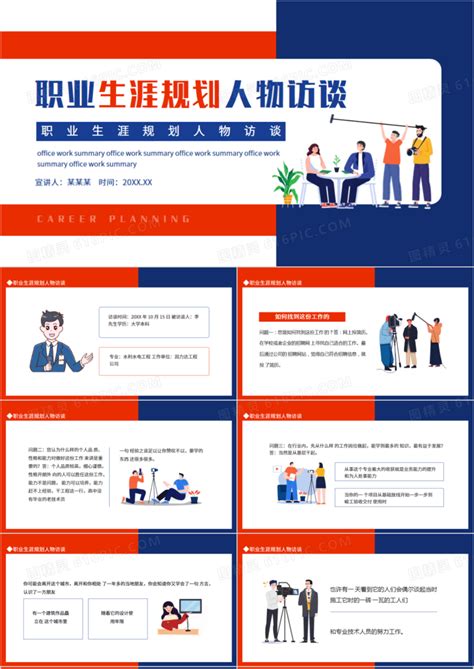 职业生涯规划人物访谈ppt模板免费下载 编号197c53ryz 图精灵