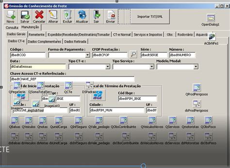 fontes ct e delphi xe e unidac classificados projeto acbr