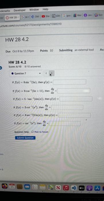 solved f x 8sin−1 5x then y′ x if f x 9cos−1 3x 11