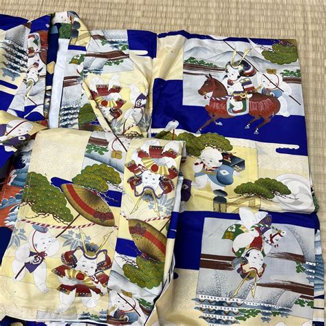 Yahoo オークション 子供用 男児 祝帯 着物 全通柄 七五三 和装 子供