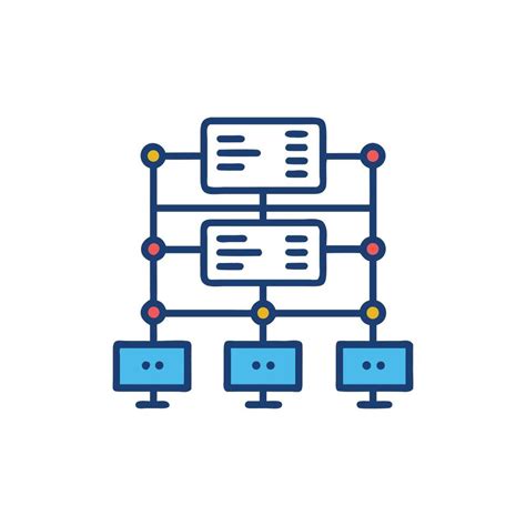 Computer Network Structure Connection Diagram System Visualization On White 65410769 Vector