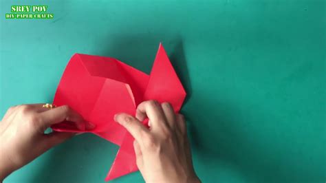 Origami Table And Chair 종이접기 테이블과 의자 Youtube