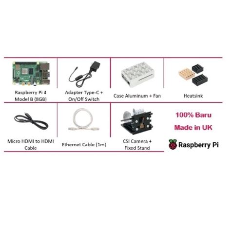 Jual Raspberry Pi 4 Model B 8gb Ram Paket Lengkap Made In Uk Shopee Indonesia