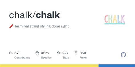 GitHub Chalk Chalk Terminal String Styling Done Right