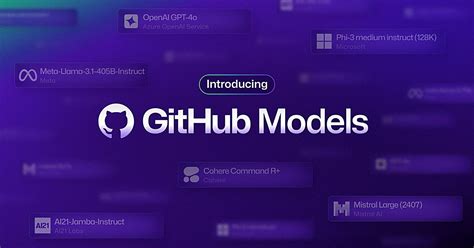 Githubが開発者向けに「github Models」を発表 最新のaiモデルを無料で試せる機会を提供 Ledgeai