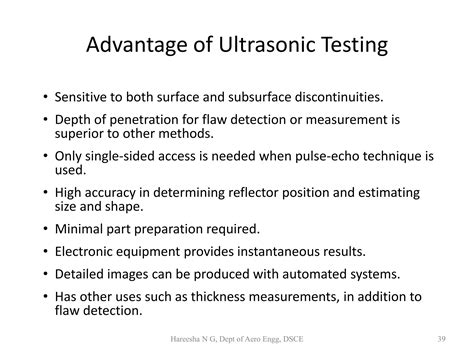 Introduction To Ultrasonic Testing Ppt