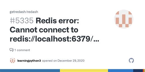 redis error cannot connect to redis localhost 6379 0 error 99 connecting to localhost 6379