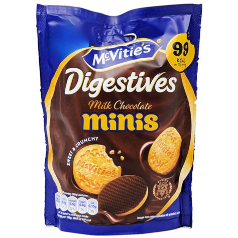 Mcvities Digestives Milk Chocolate Minis 80g Blightys British Store