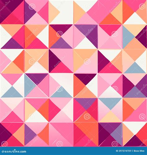 Abstract Geometric Background With Triangles Vector Illustration For Your Graphic Design Stock