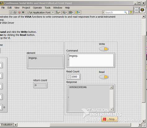 problem with serial communication ni community
