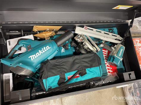 Piece Makita Power Tool Set W Wood Tuff Box Unused Ritchie Bros Auctioneers