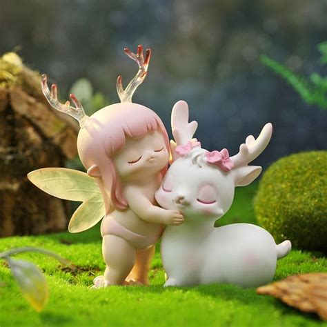 Fairy Fawn Figurines Sukikawaii