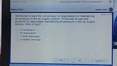 58501w001 Air Brakes Theory And Operations StudyX