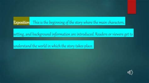 Essential Elements Of A Plot In A Short Story PPT