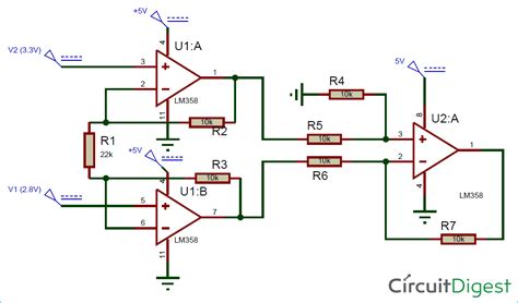Adder And Subtractor Circuit Using Ic 741