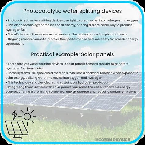 Photocatalytic Water Splitting Devices Efficient Innovative And Sustainable