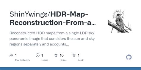 Github Shinywingshdr Map Reconstruction From A Single Ldr Sky Panoramic Image For Outdoor