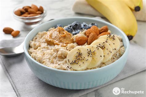 Porridge De Avena El Desayuno Saludable Y Rápido