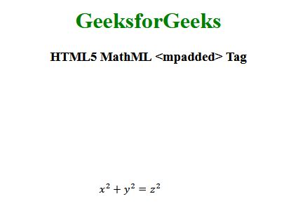 HTML5 Balise MathML StackLima