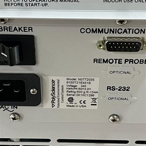 Polyscience N0772035 6150t21e431e Refrigerated Recirculating Chillers Novus Ferro Pte Ltd