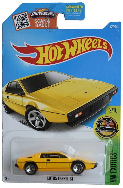 Hot Wheels Lotus Esprit S1 Hw Exotics 210 Yellow 72250