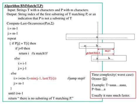 Ppt Strings And Pattern Matching Algorithms Powerpoint Presentation