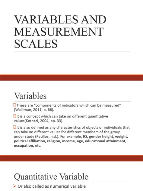 Variables And Measurement Scales Report Download Free Pdf Level Of Measurement Categorical