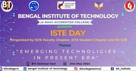 Bengal Institute Of Technology On Linkedin Iic Iste Bit Moe