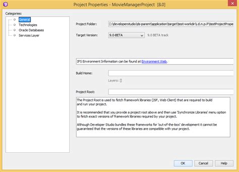 Project Properties