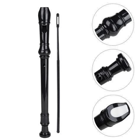 나무색 전통 6홀 대나무 피리 클라리넷 학생 악기 핸드폰닷컴