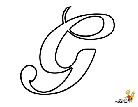 Cursive Letter G Themporst