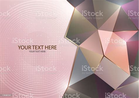 추상 낮은 폴리 다각형 삼각형 모자이크 웹 프리젠 테이션 및 인쇄를위한 현대적인 밝은 배경 갈색에 대한 스톡 벡터 아트 및 기타 이미지 Istock