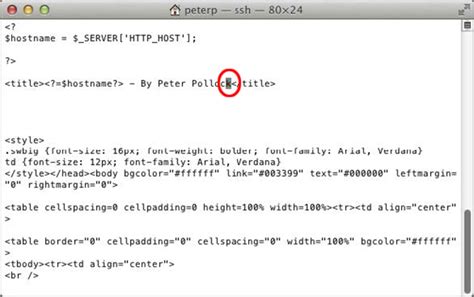 Editing Files With Vi Dummies