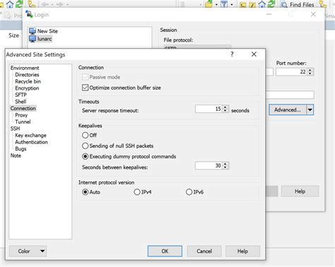 Winscp Lunarc Documentation