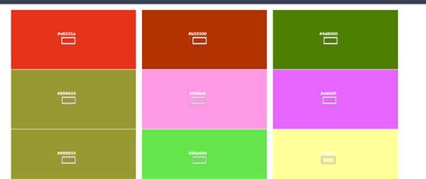 Color Combo Website In Html Css And Javascript Dev Community