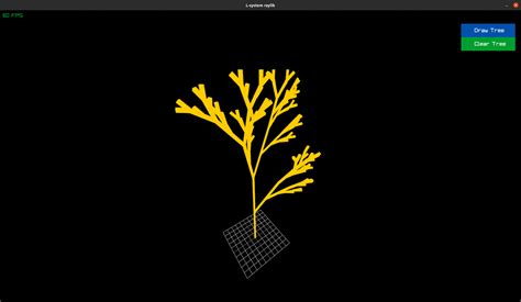 Made A 3d L System Using Go And Raylib Rraylib