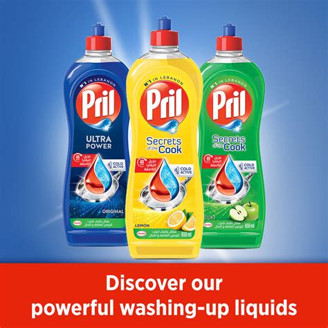 Pril Secrets Of The Cook Cold Active Lemon Dishwashing Liquid 1 2 Litres Online At Best Price