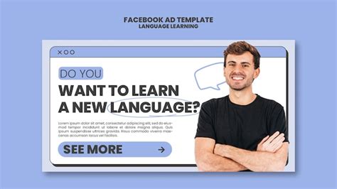 Free Psd Language Learning Design Template